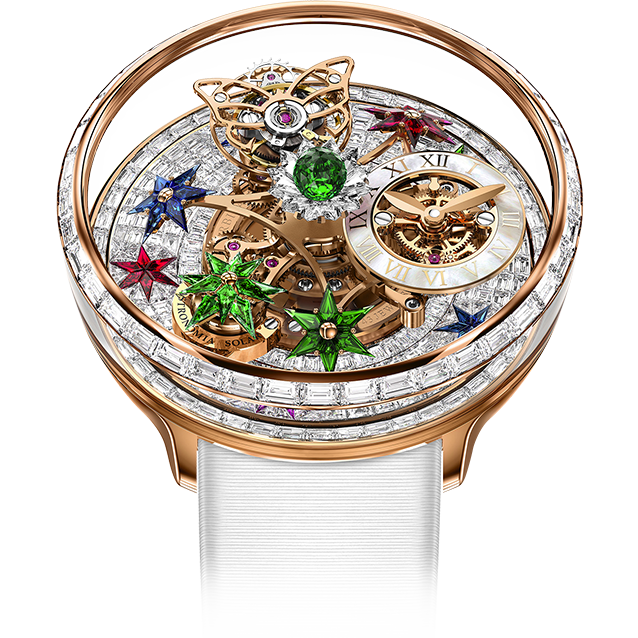 Jacob & Co. Fleurs de Jardin White (AF921.40.BD.AA.A)